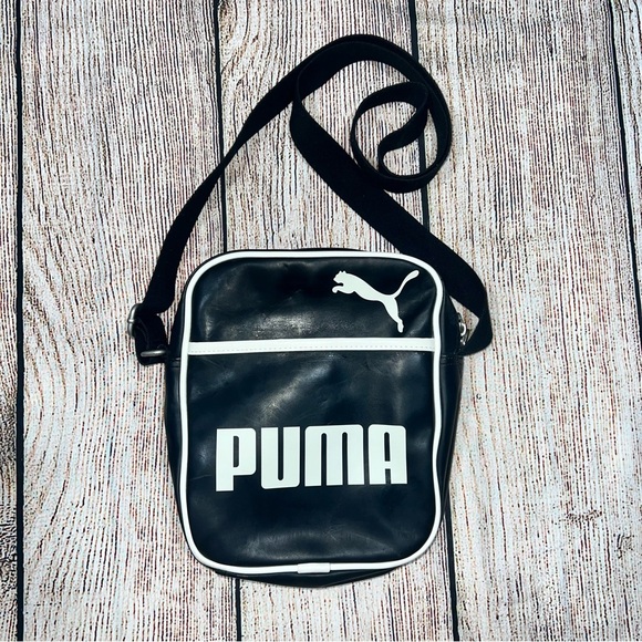 Puma | Bags | Puma Crossbody Bag In Black And White | Poshmark